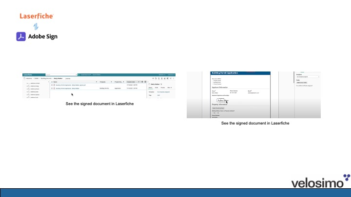 Laserfiche to Adobe Sign